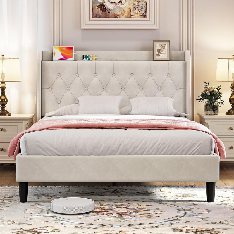 House of hampton upholstered bed store